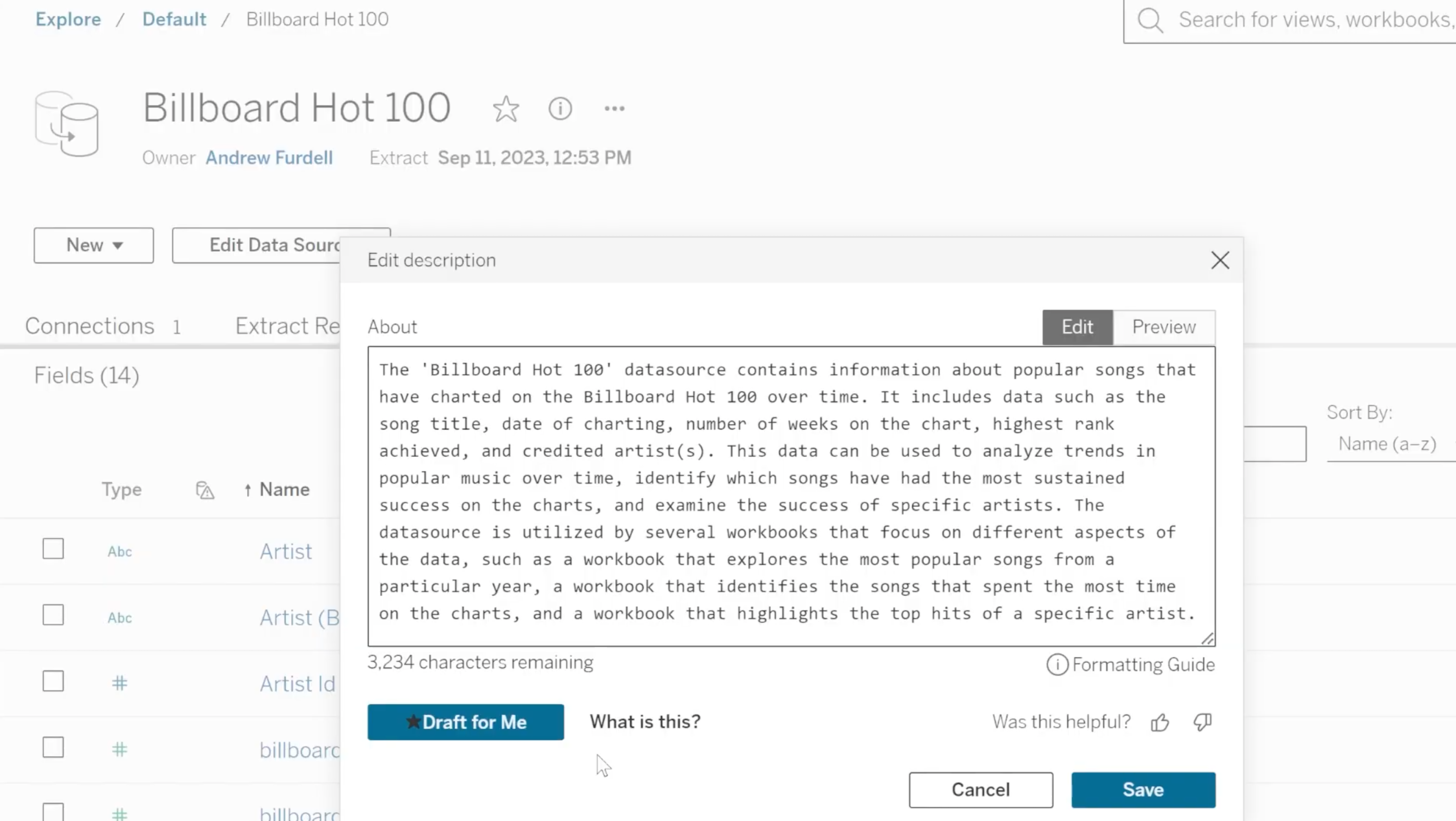 Tableau 2024.2 の新機能
